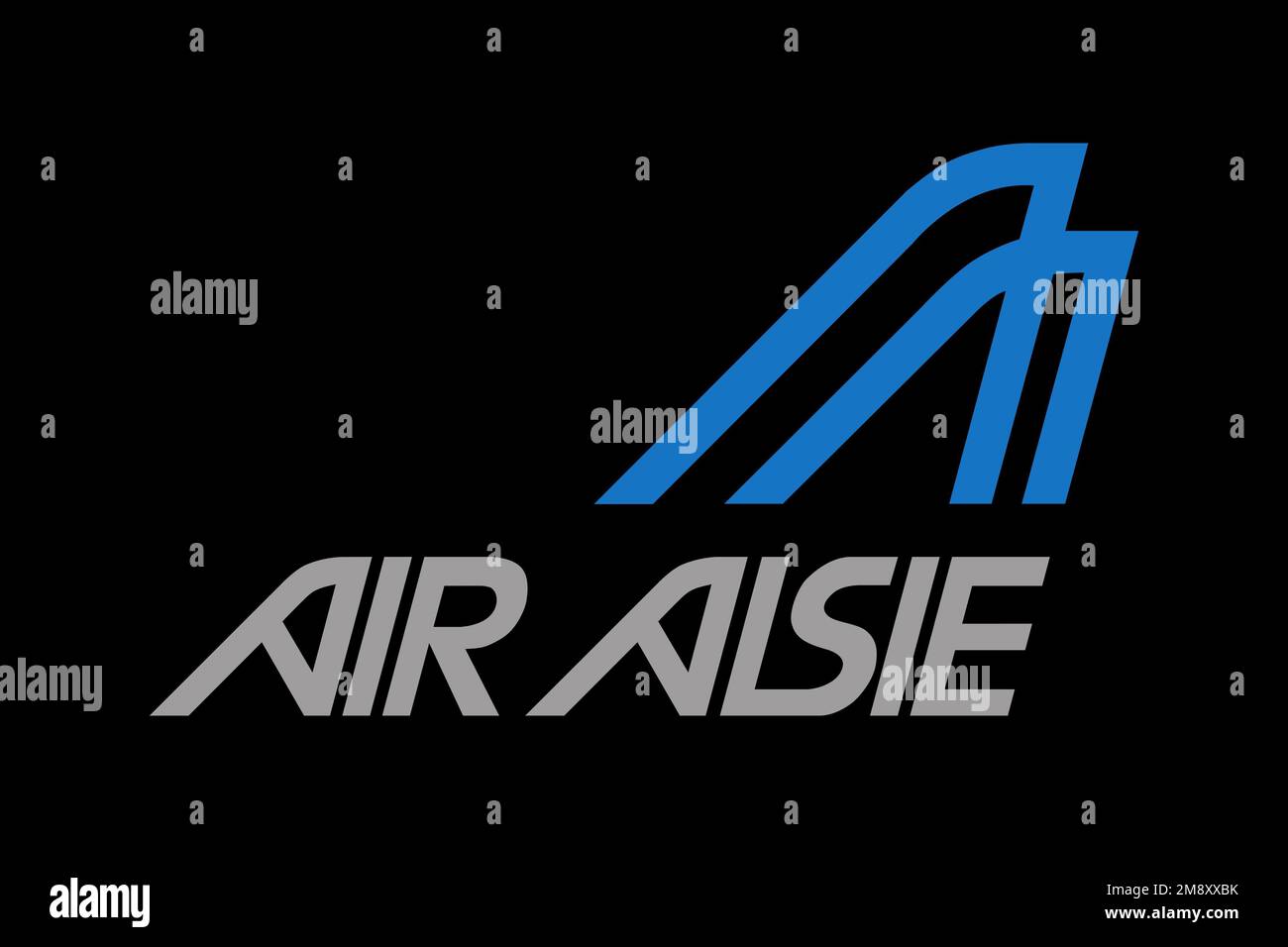Air Alsie, Logo, Black background Stock Photo - Alamy