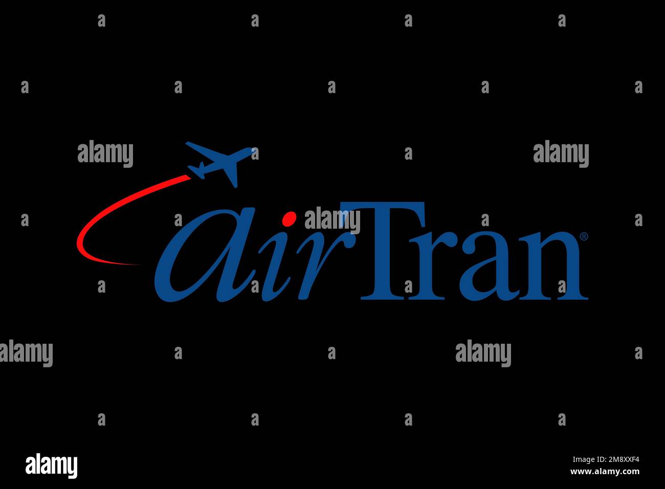 AirTran Airways, Logo, Black background Stock Photo - Alamy