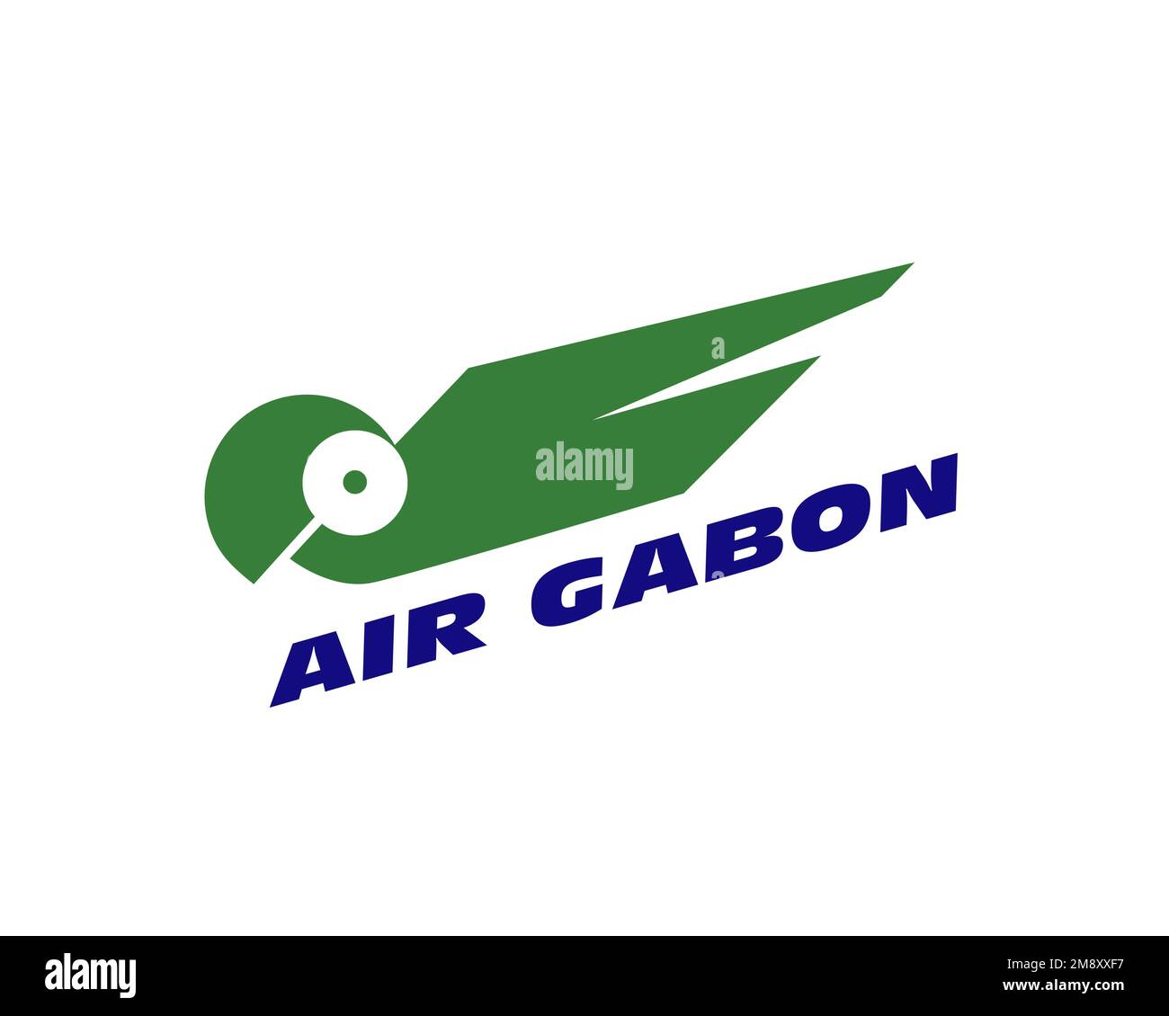 Air Gabon, rotated logo, white background Stock Photo - Alamy