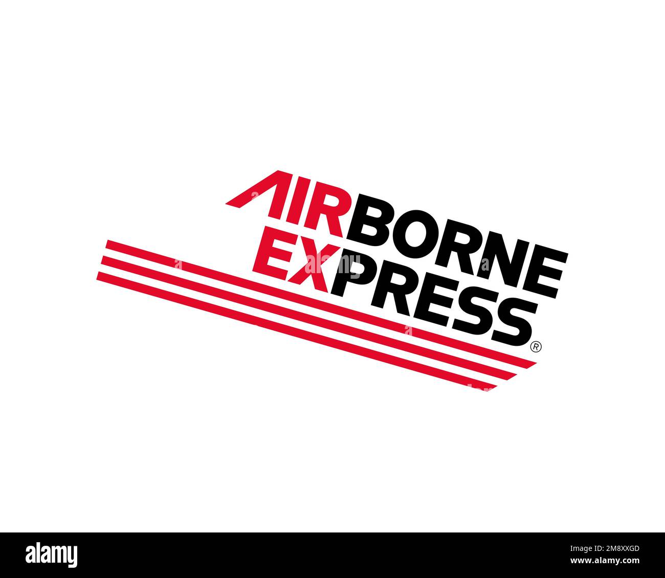 Airborne Express, rotated logo, white background B Stock Photo - Alamy