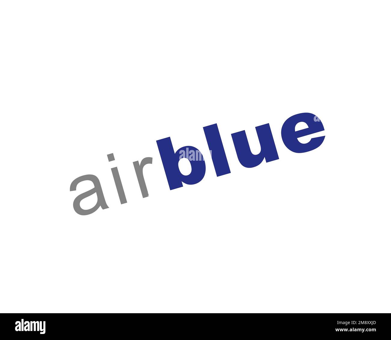 Airblue, rotated logo, white background Stock Photo - Alamy