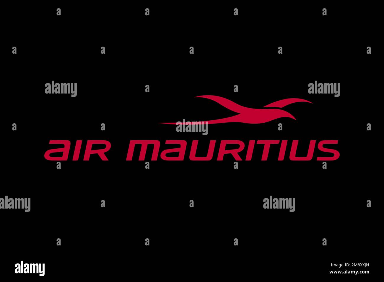 Air Mauritius, Logo, Black background Stock Photo - Alamy