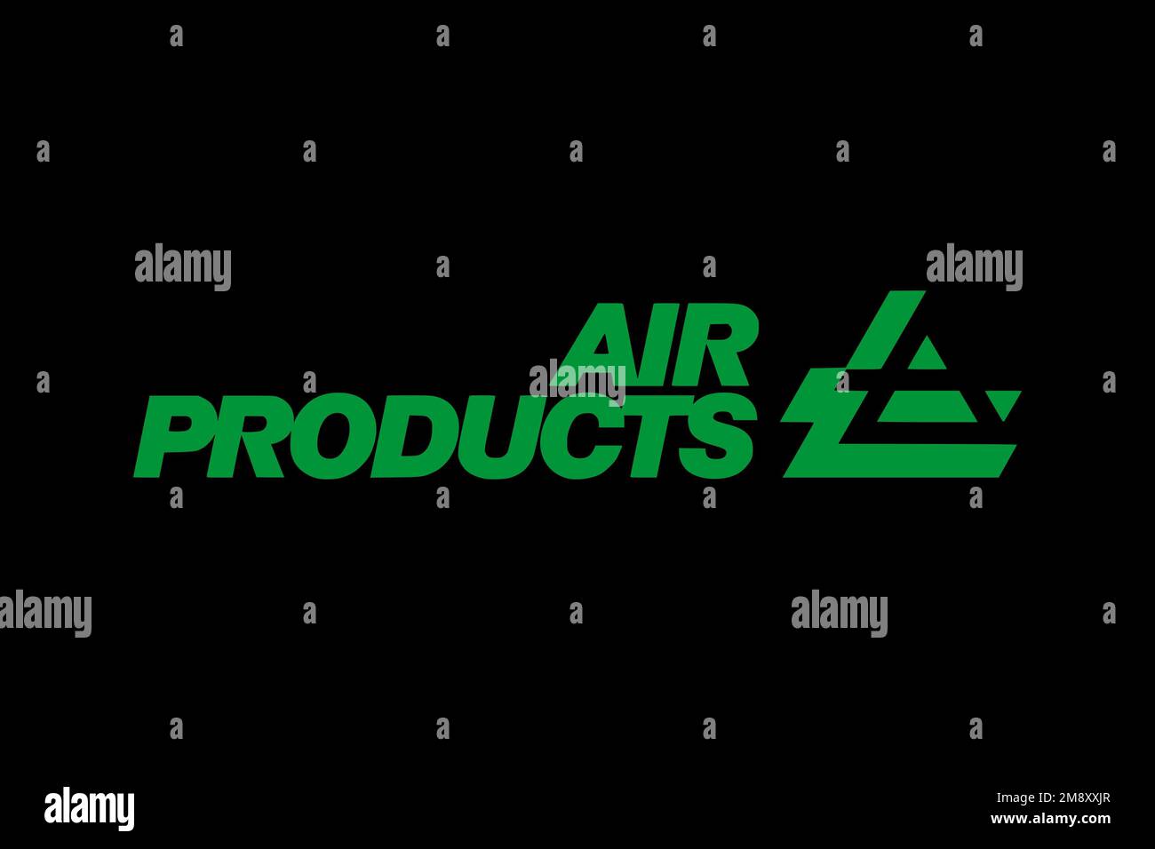 Air Products & Chemicals, Logo, Black background Stock Photo - Alamy