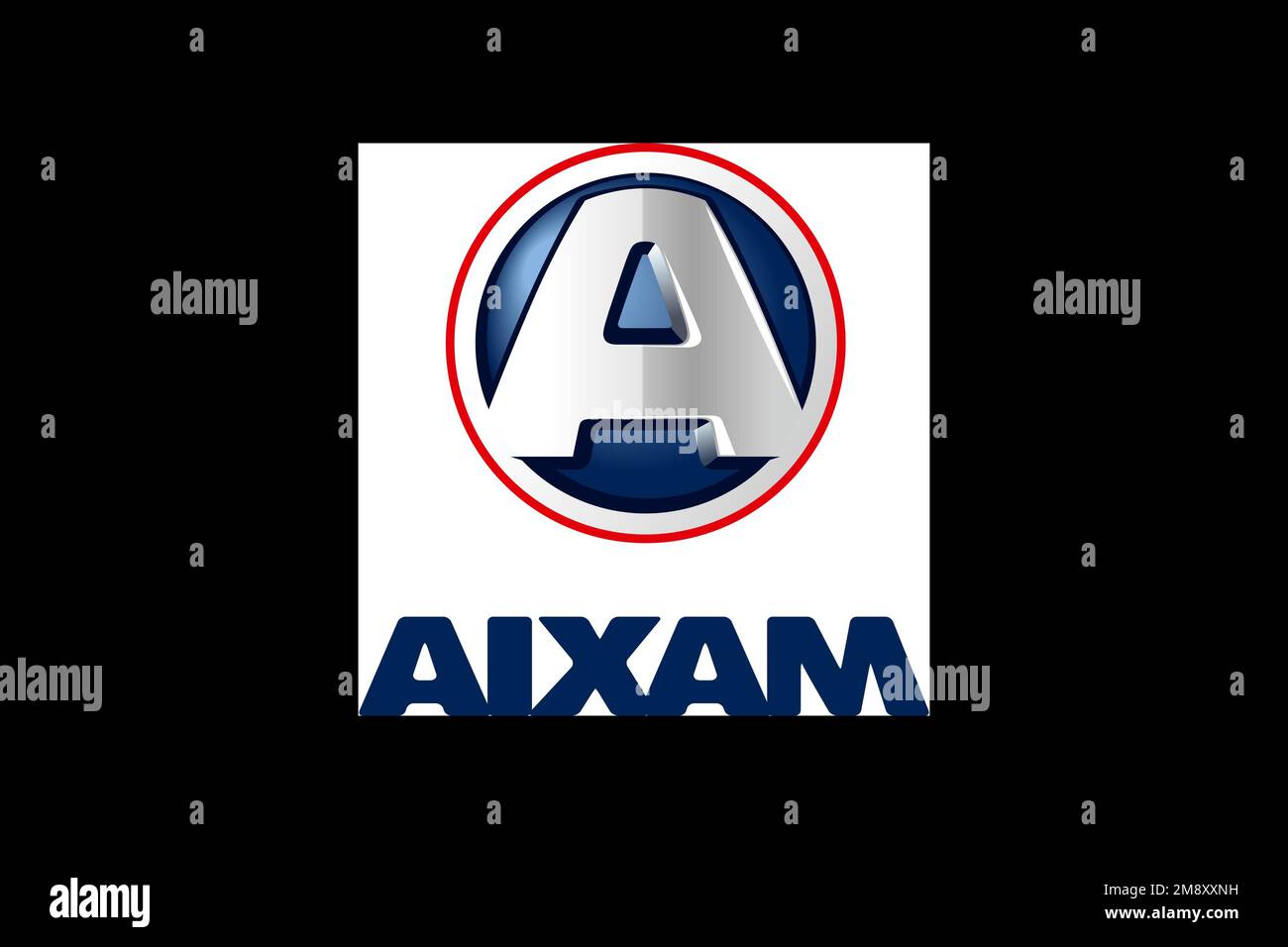 Aixam, Logo, Black background Stock Photo - Alamy