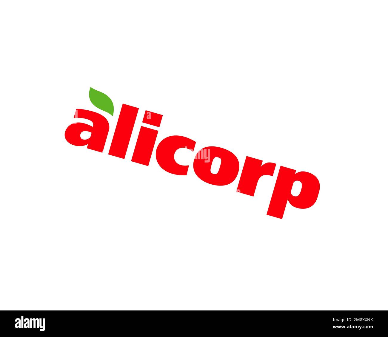 Alicorp, rotated logo, white background B Stock Photo - Alamy