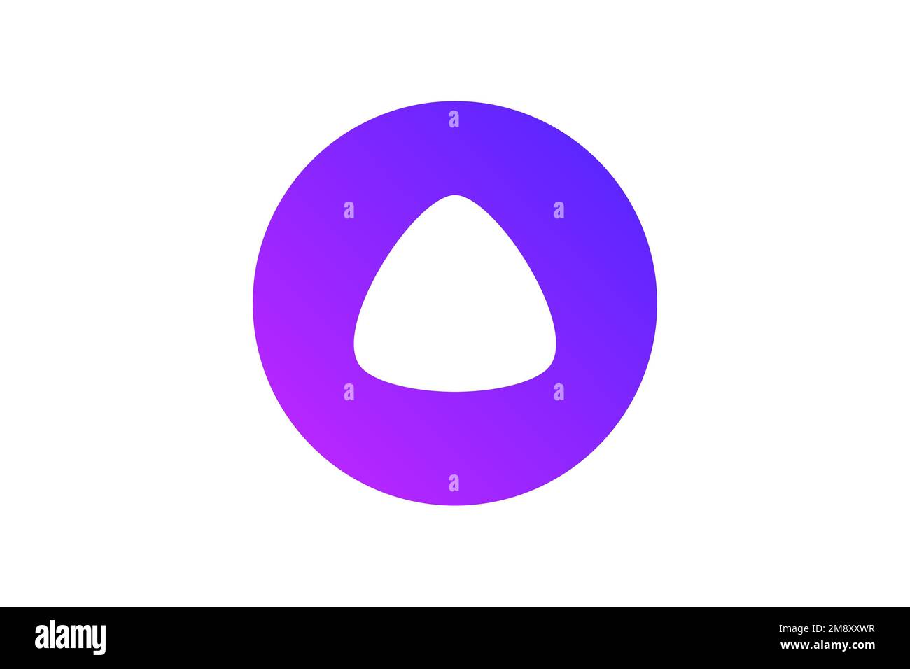 Alice virtual assistant, Logo, White background Stock Photo - Alamy