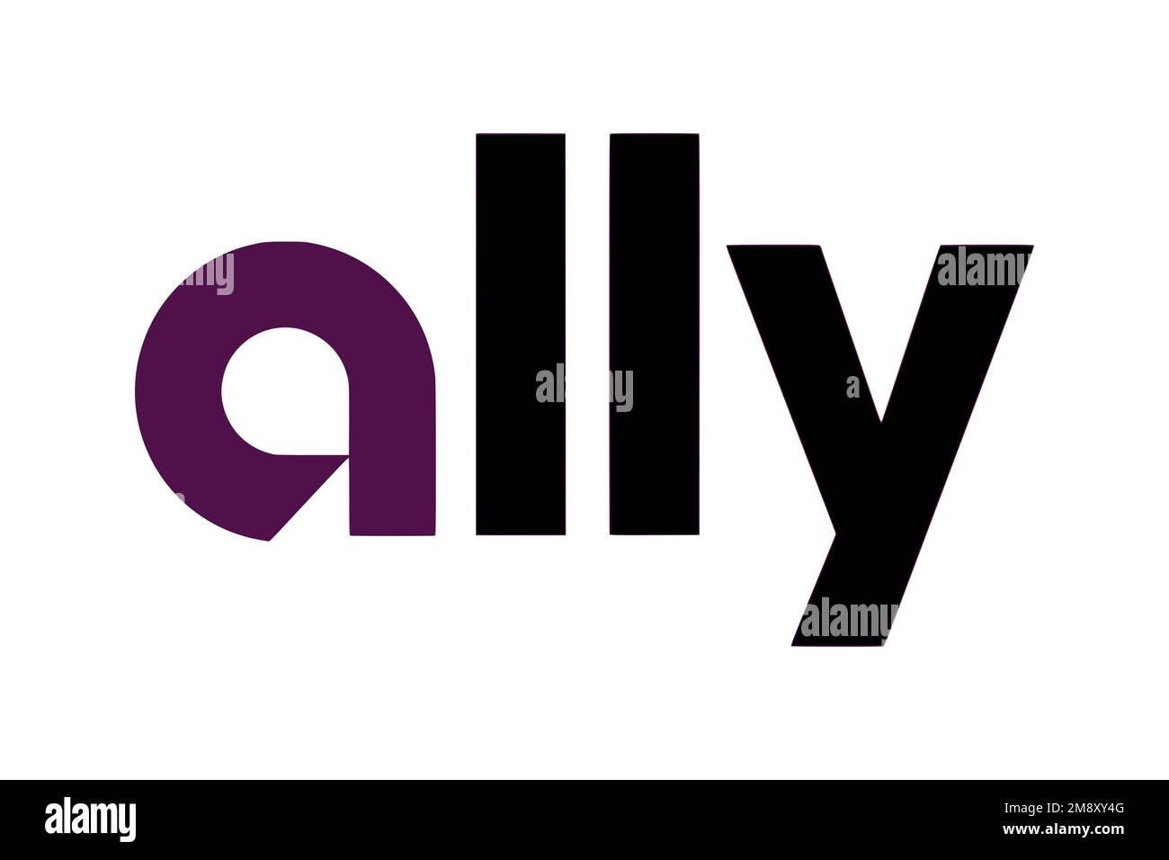 Ally Financial, Logo, White background Stock Photo - Alamy