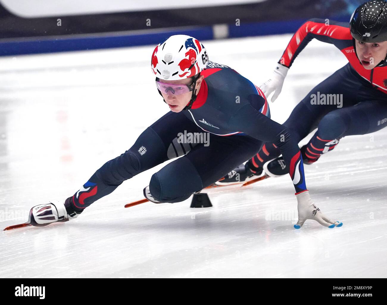 Naill Treacy (GRB) on the 500m heats men during ISU European ...