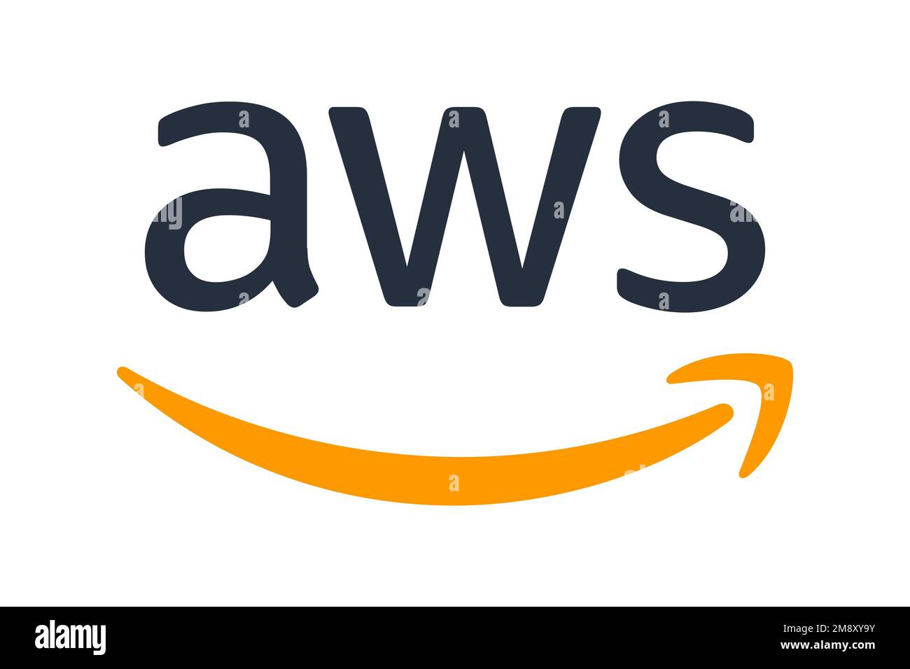 Amazon Web Services, Logo, White Background Stock Photo - Alamy