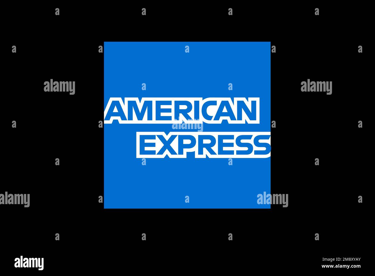 American Express, Logo, Black background Stock Photo - Alamy