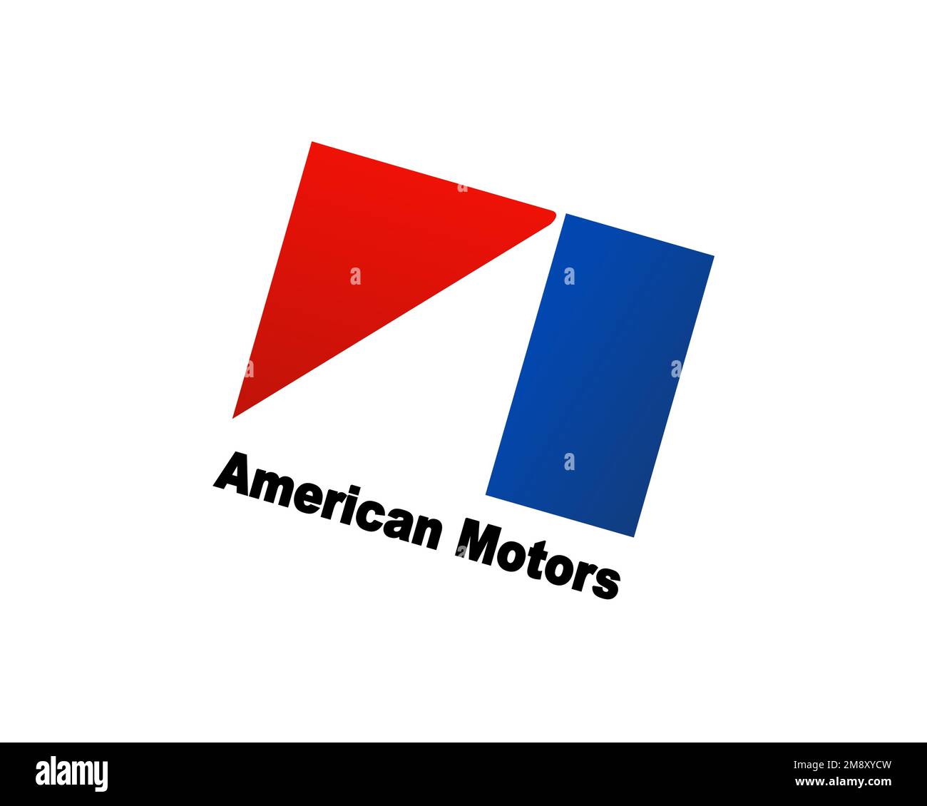 American Motors Corporation, rotated logo, white background B Stock ...