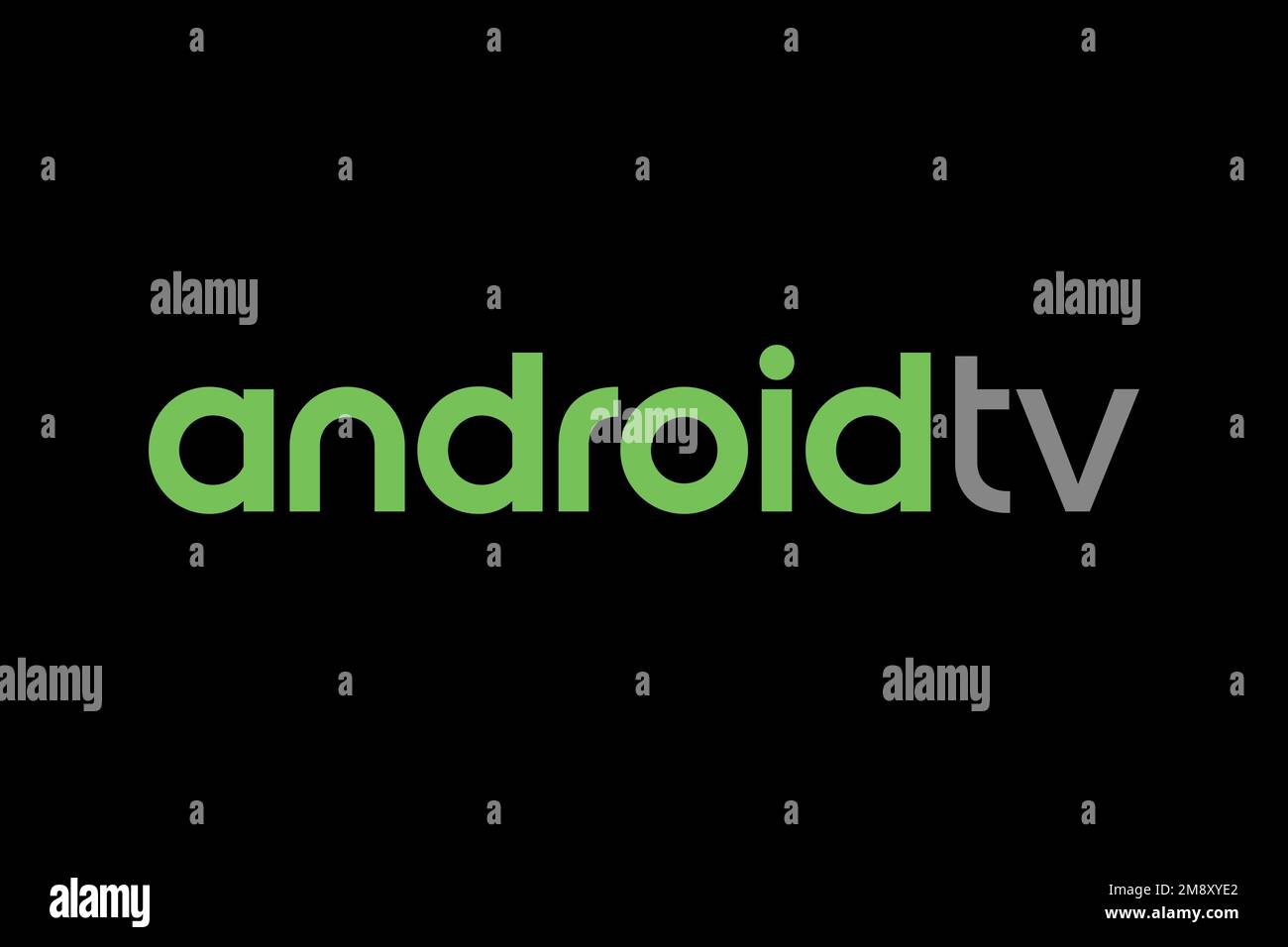 Android TV, Logo, Black background Stock Photo - Alamy