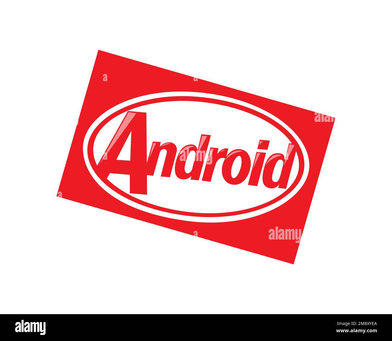 Android KitKat, Rotated Logo, White Background B Stock Photo - Alamy Android KitKat, Rotated Logo, White Background B Stock Photo - Alamy