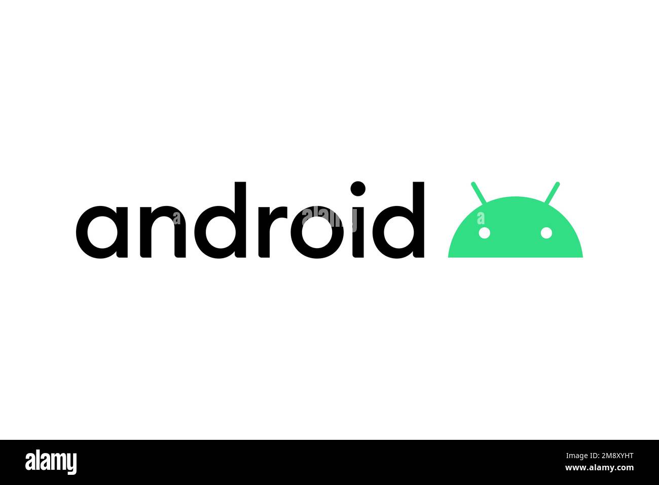 Android operating system, Logo, White background Stock Photo - Alamy