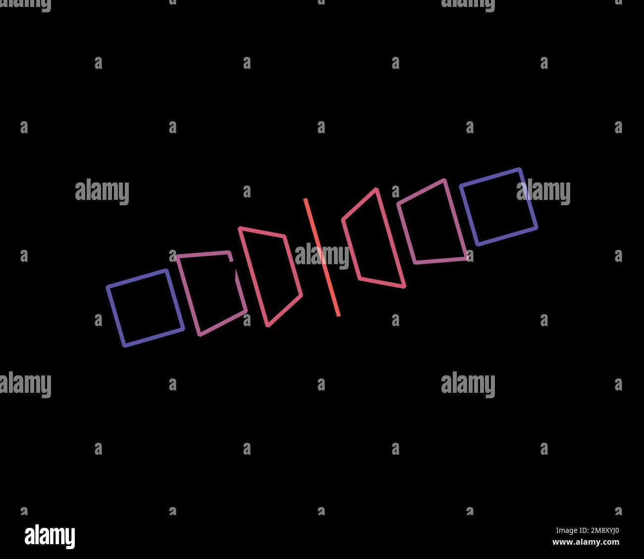 Aniplex, rotated logo, black background Stock Photo - Alamy