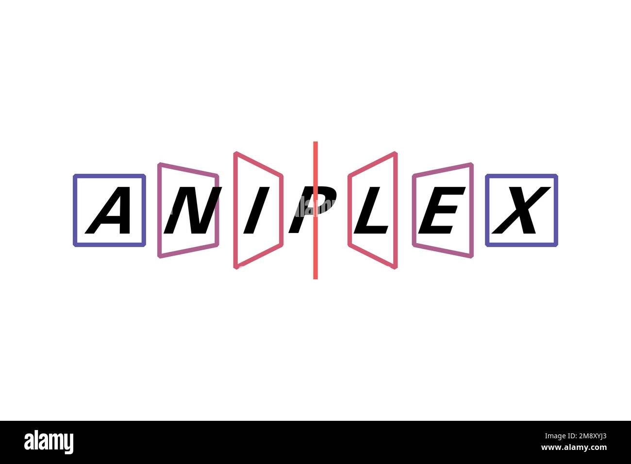 Aniplex, Logo, White background Stock Photo - Alamy