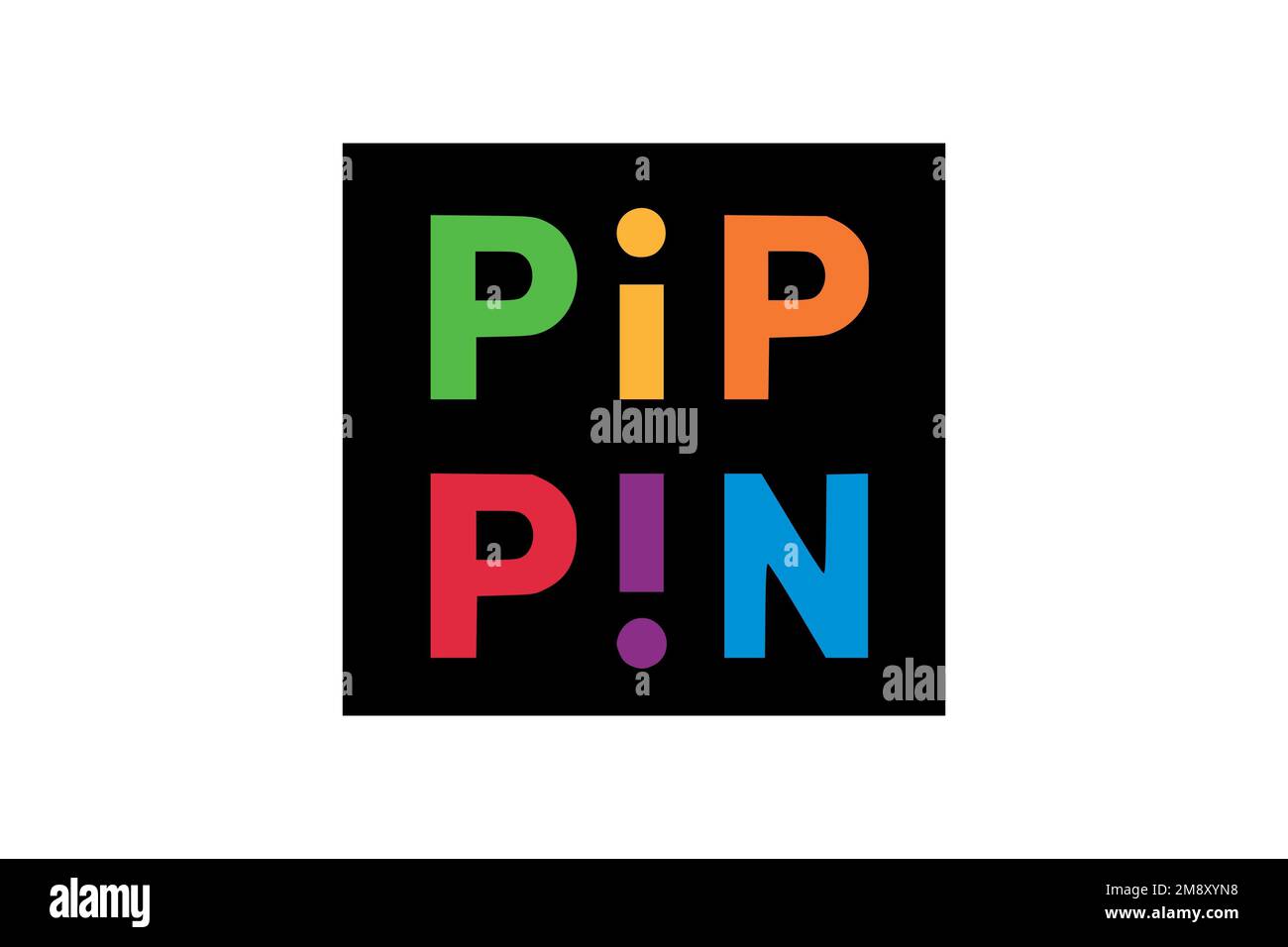 Apple Pippin, Logo, White Background Stock Photo - Alamy