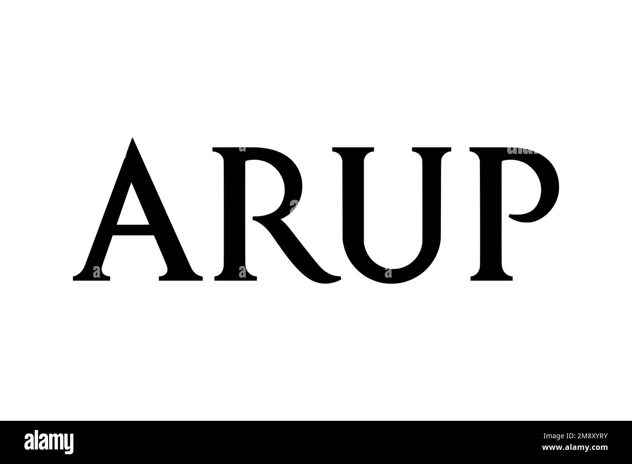 Arup Group, Logo, White background Stock Photo - Alamy