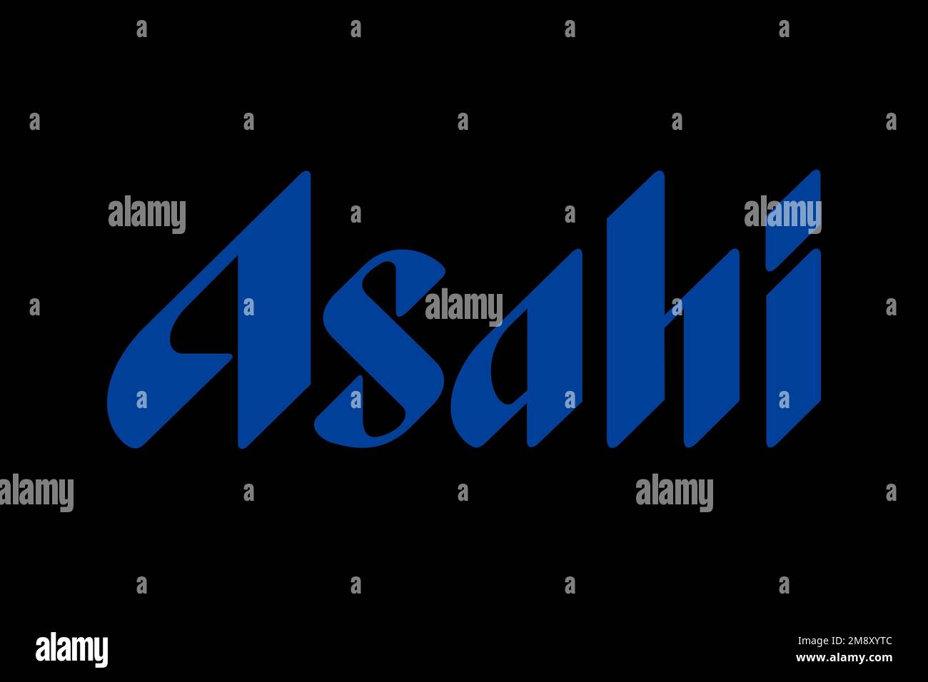 Asahi Breweries, Logo, Black background Stock Photo - Alamy