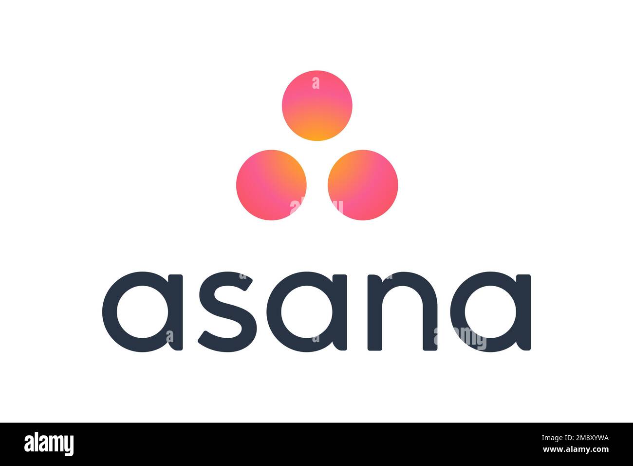 Asana software, Logo, White background Stock Photo - Alamy