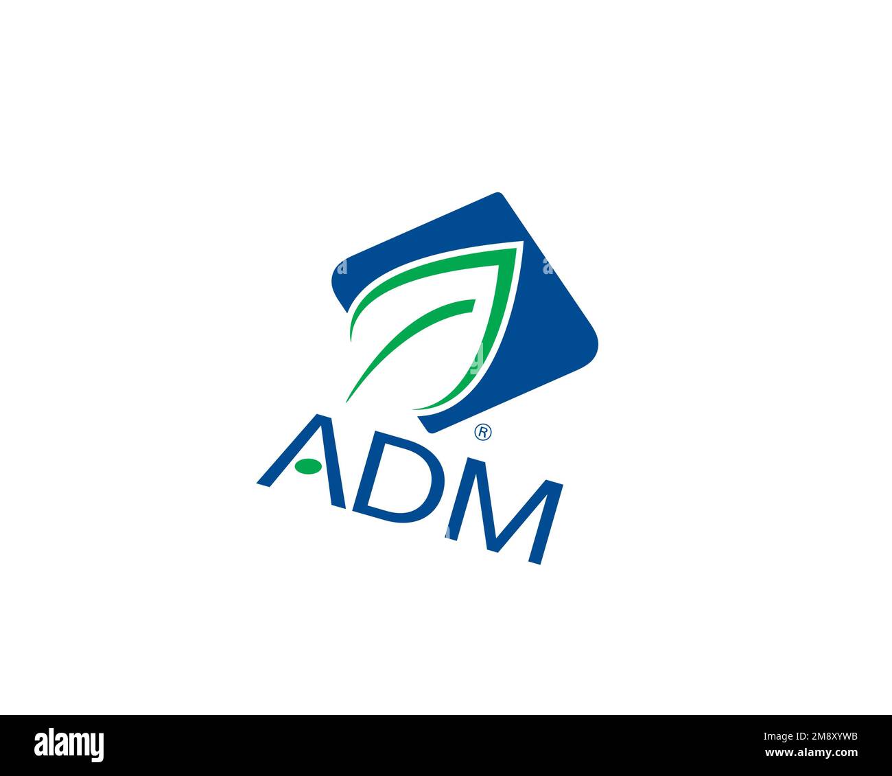 Archer Daniels Midland, Rotated Logo, White Background B Stock Photo ... Archer Daniels Midland, Rotated Logo, White Background B Stock Photo ...