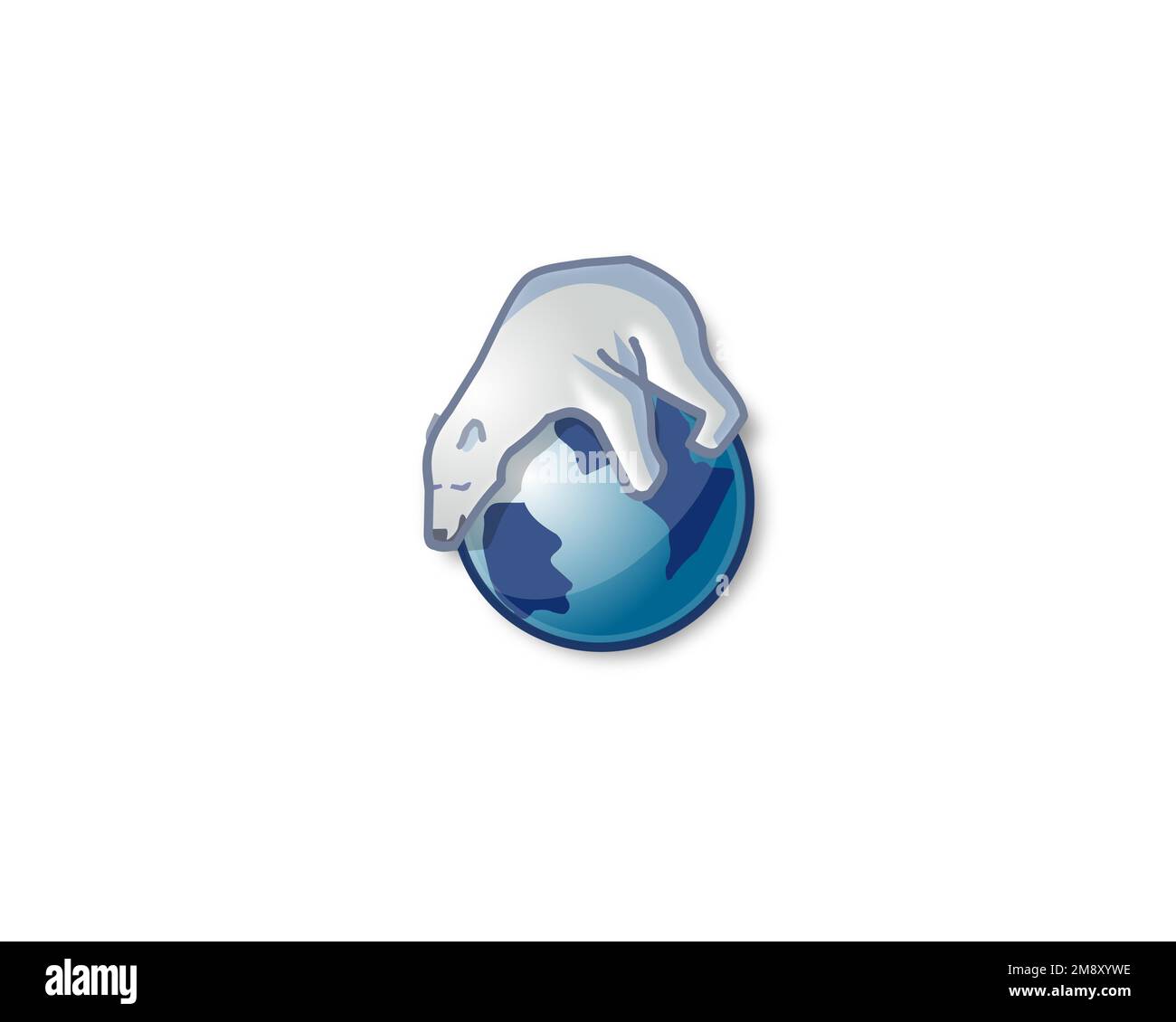 Arora web browser, rotated logo, white background Stock Photo - Alamy
