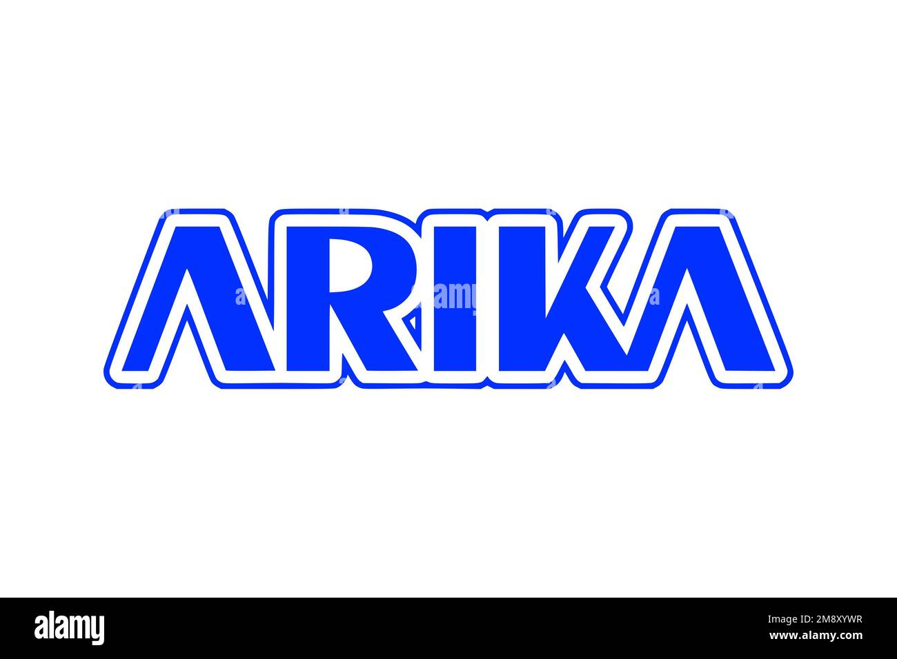 Arika, Logo, White background Stock Photo - Alamy