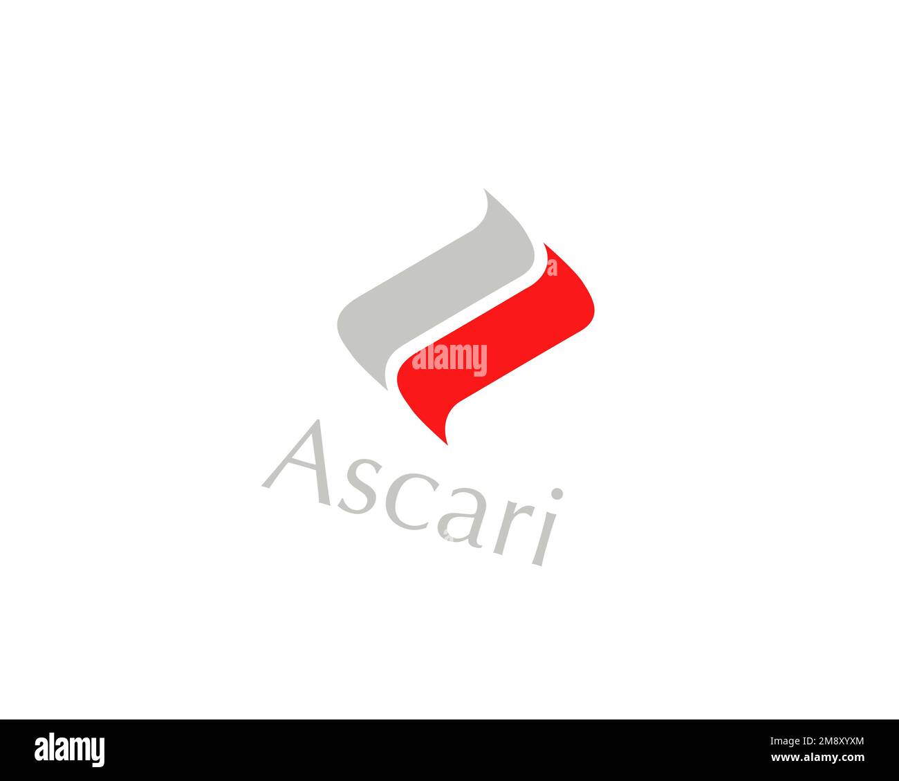 Ascari Automotive, rotated logo, white background B Stock Photo - Alamy
