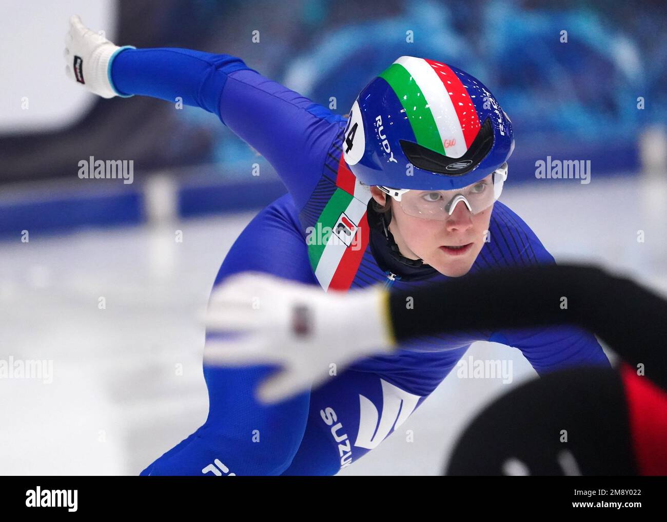 Gloria Ioriatti (ITA) on the 1000m heats women during ISU European ...