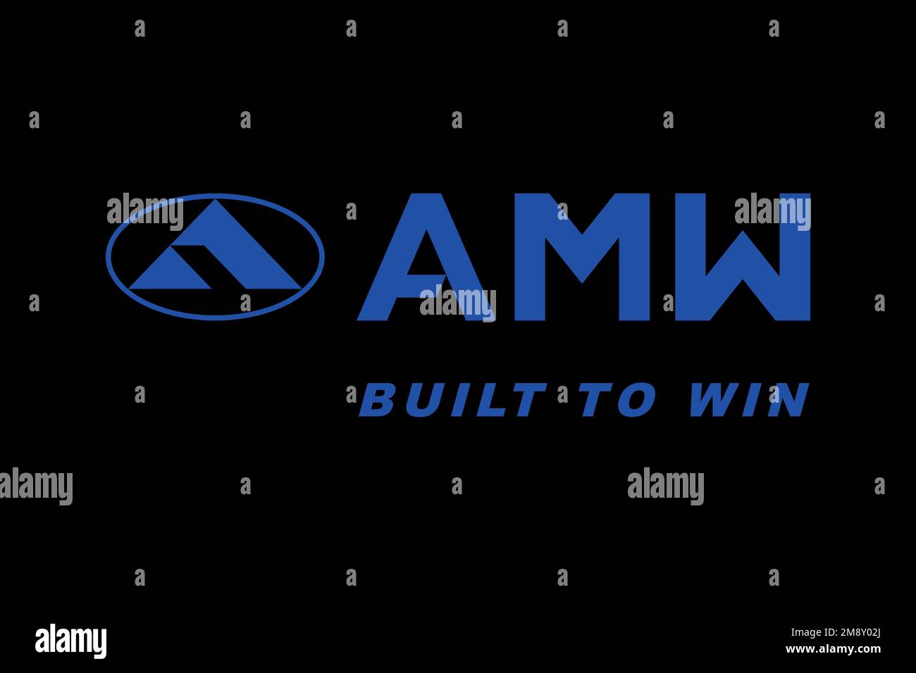 Asia MotorWorks, Logo, Black background Stock Photo - Alamy