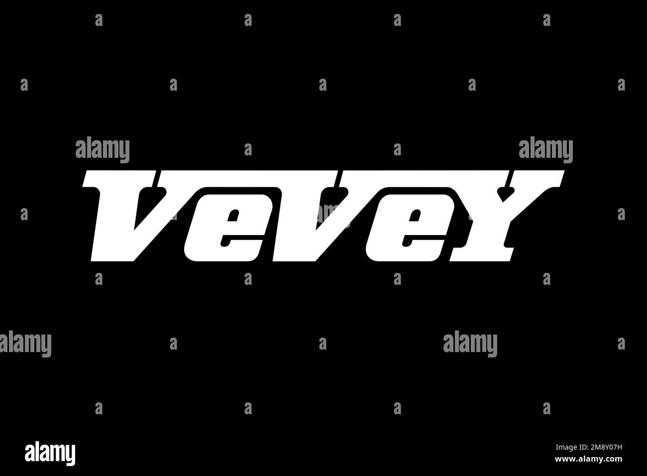 Ateliers de Constructions Mecaniques de Vevey, Logo, Black background Stock Photo - Alamy