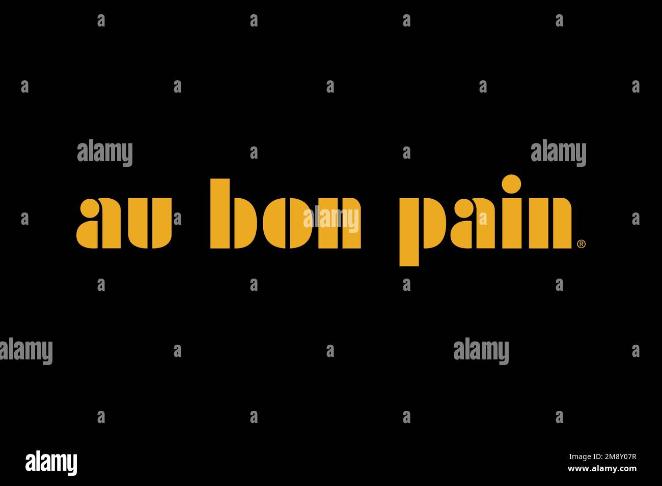 Au Bon Pain, Logo, Black background Stock Photo - Alamy