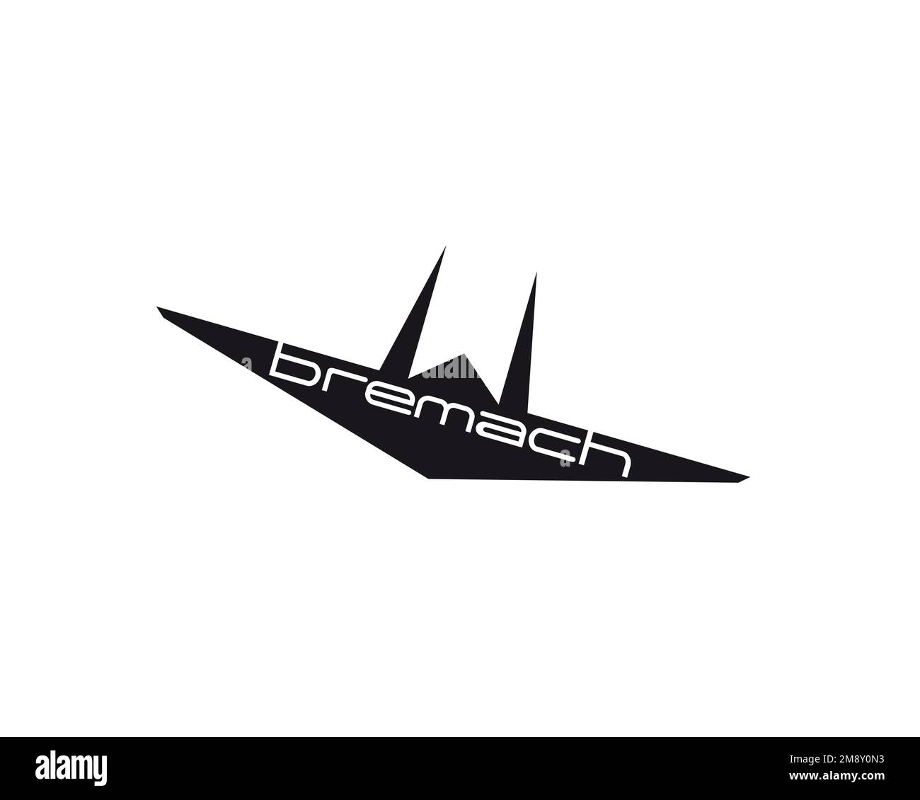 Bremach, rotated logo, white background B Stock Photo - Alamy