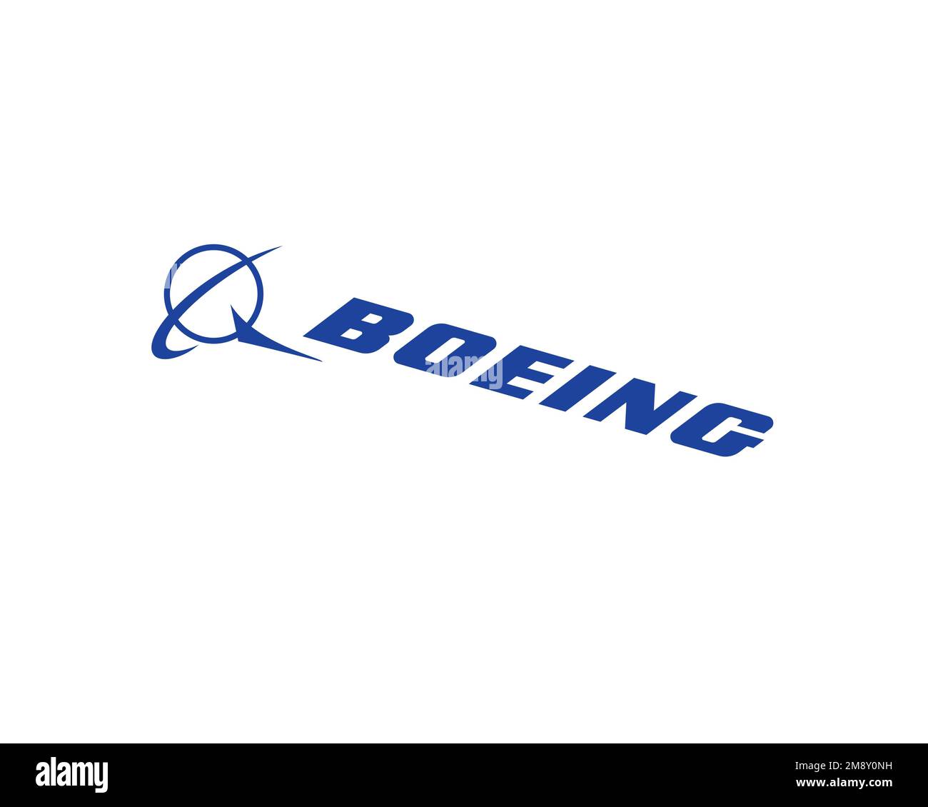 Boeing, rotated logo, white background B Stock Photo - Alamy