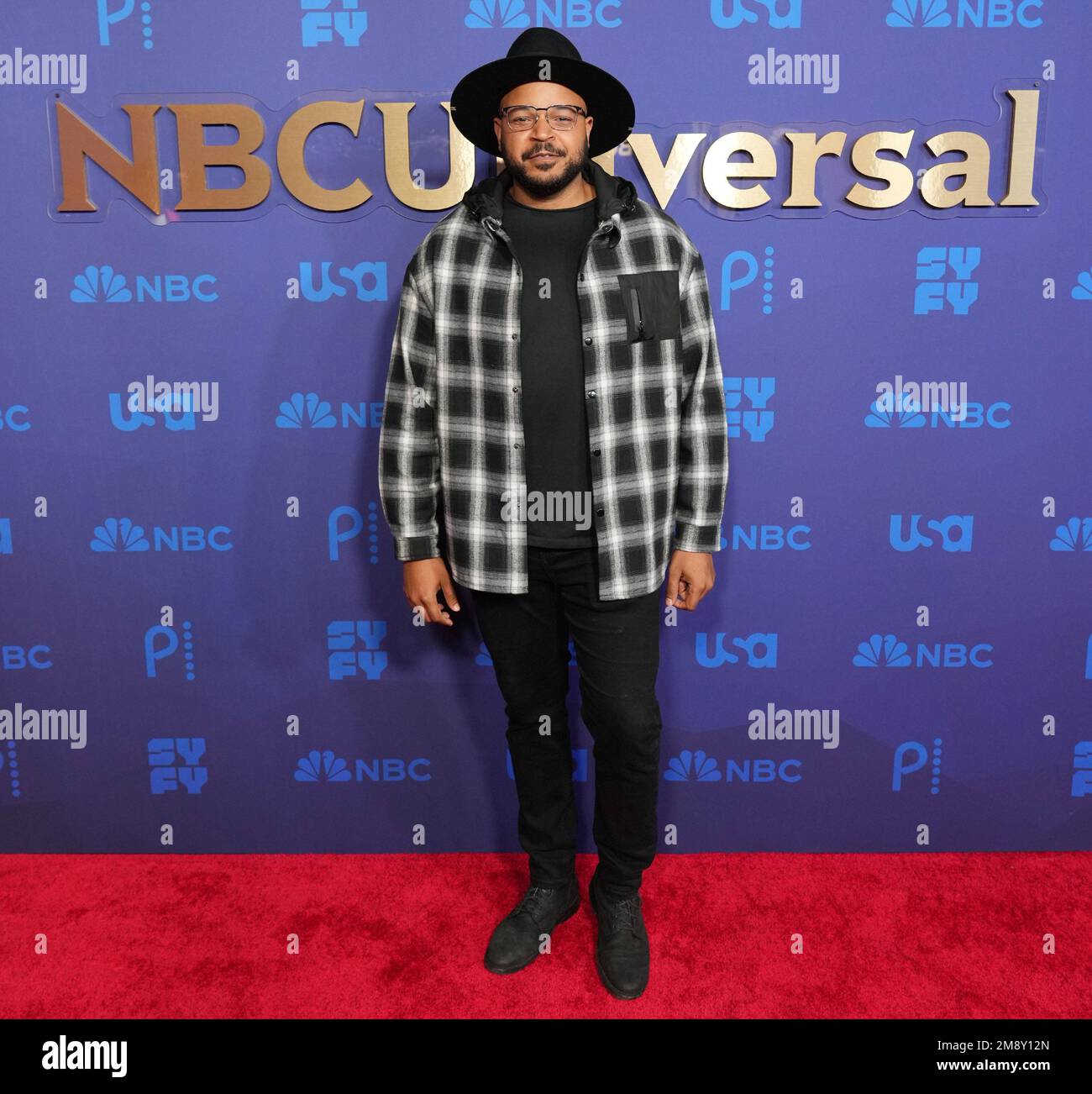 Los Angeles, USA. 15th Jan, 2023. Justin Cunningham at the 2023 NBCUNIVERSAL Press Tour held at ...