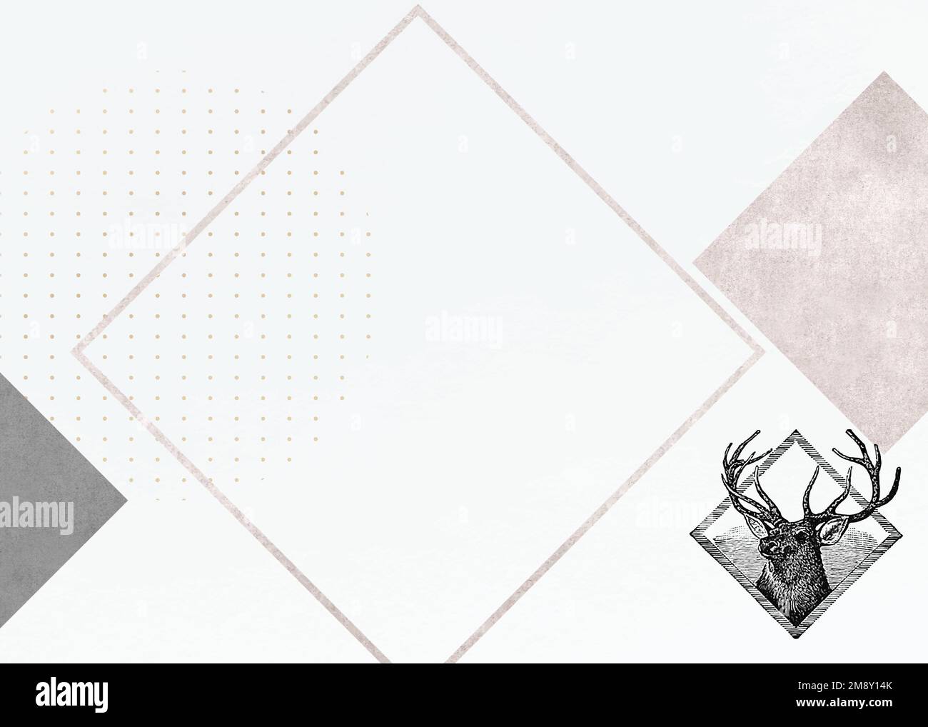 Deer frame Stock Vector Images - Alamy