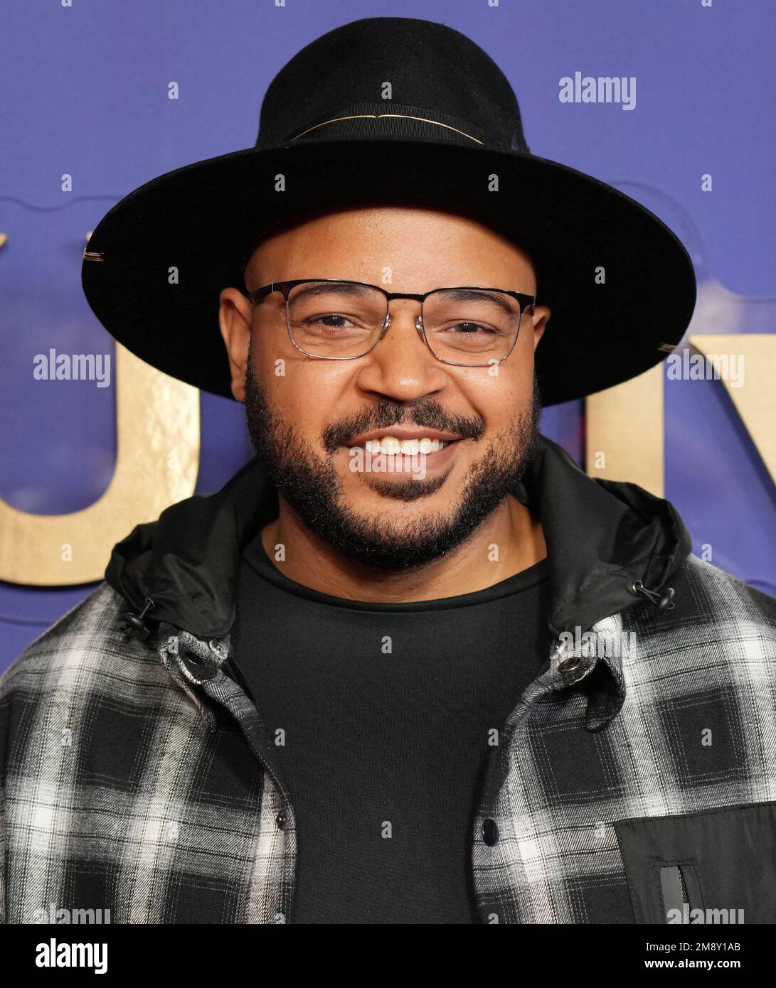 Justin Cunningham at the 2023 NBCUNIVERSAL Press Tour held at the ...