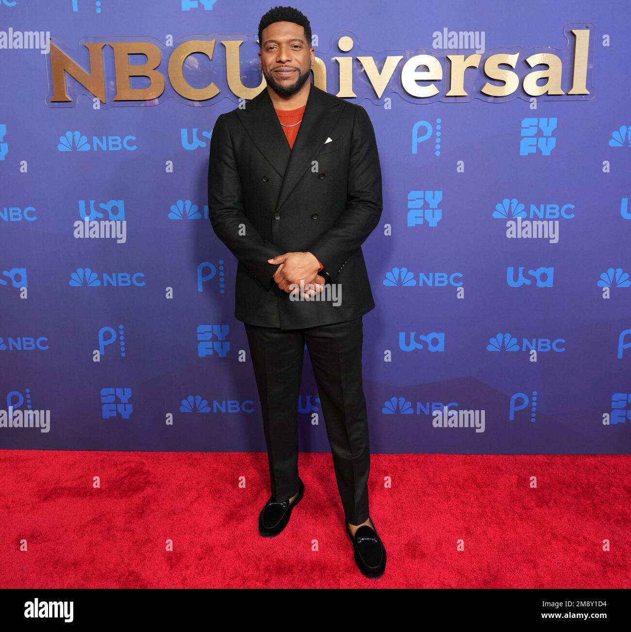 Jocko Sims at the 2023 NBCUNIVERSAL Press Tour held at the Langham ...