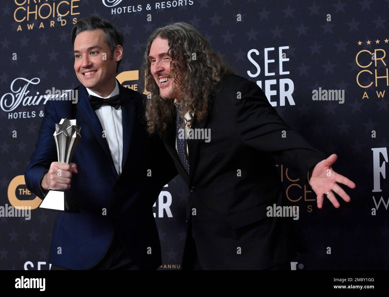 Los Angeles, United States. 15th Jan, 2023. (L-R) Eric Appel and "Weird ...