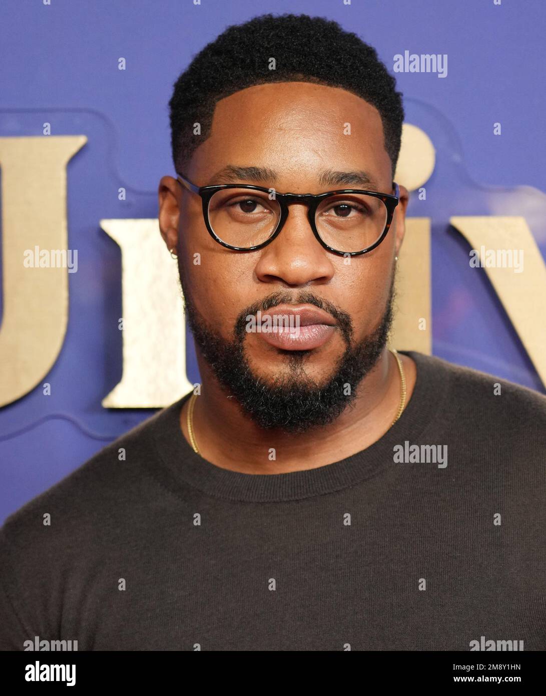 Aaron Jennings at the 2023 NBCUNIVERSAL Press Tour held at the Langham ...