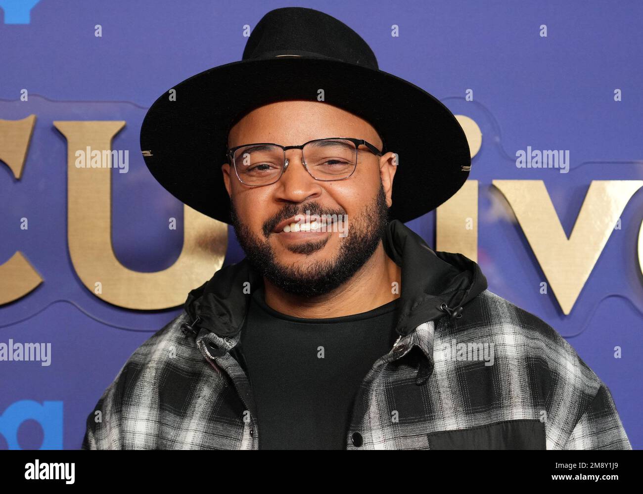Justin Cunningham at the 2023 NBCUNIVERSAL Press Tour held at the Langham Huntington Hotel in ...