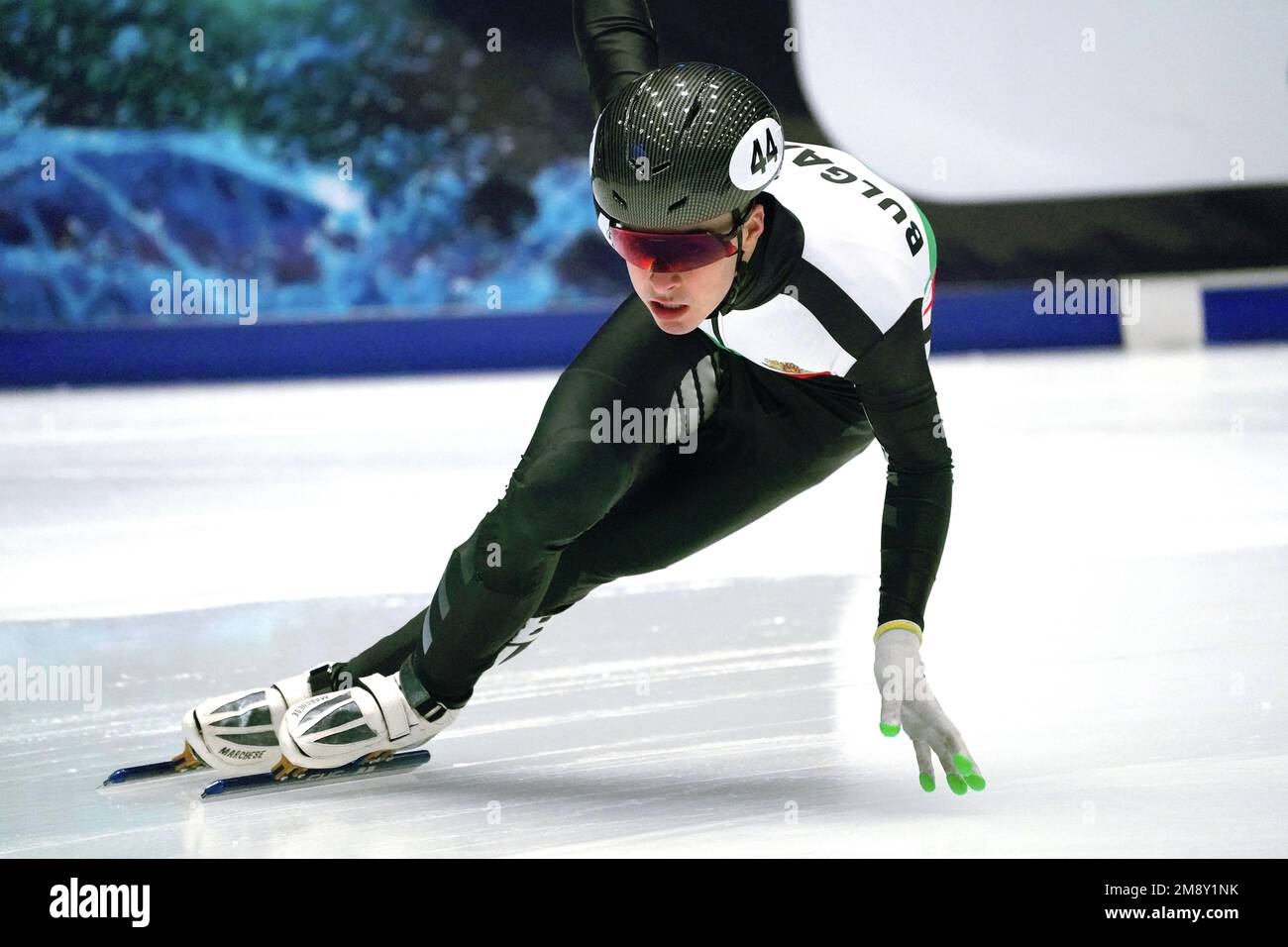 Ivan DONCHEV (BUL) on 1500m quarter finals woman during ISU European ...