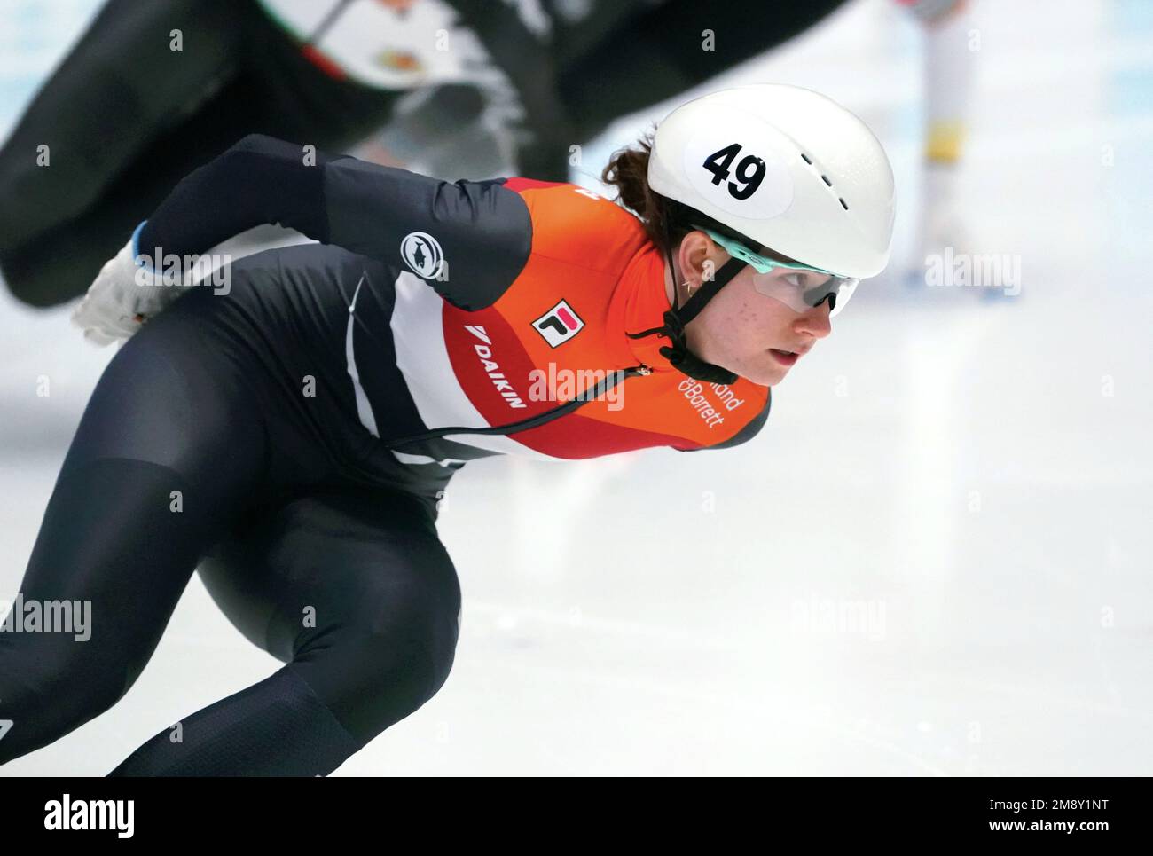 Selma Poutsma (NED) in action on 1500m quarter finals woman during ISU ...