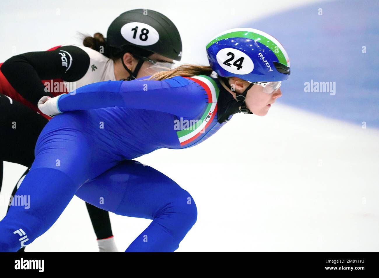 Gloria IORIATTI (POL) in action on 1500m quarter finals woman during ...