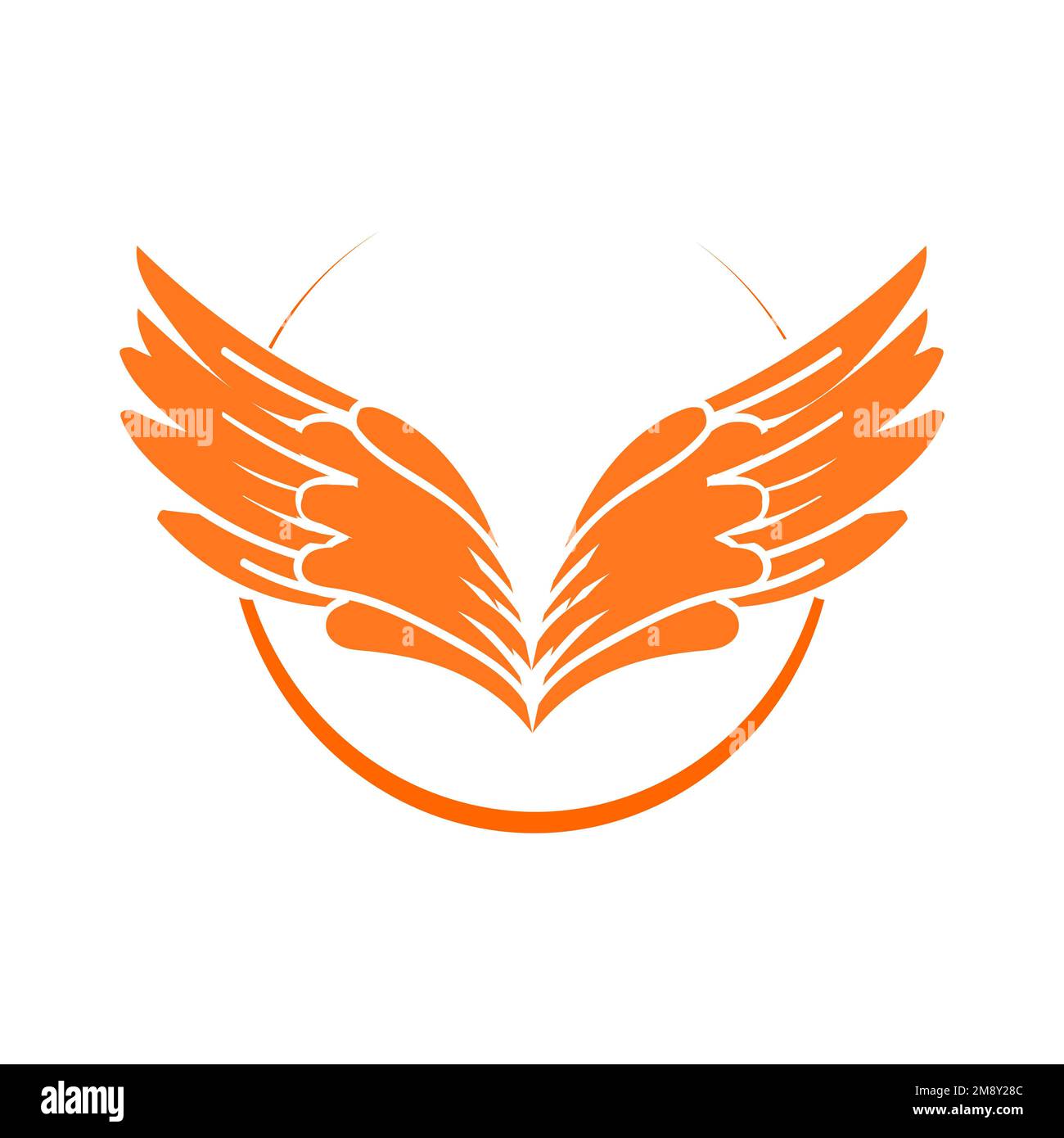 Eagle logo icon hi-res stock photography and images - Alamy