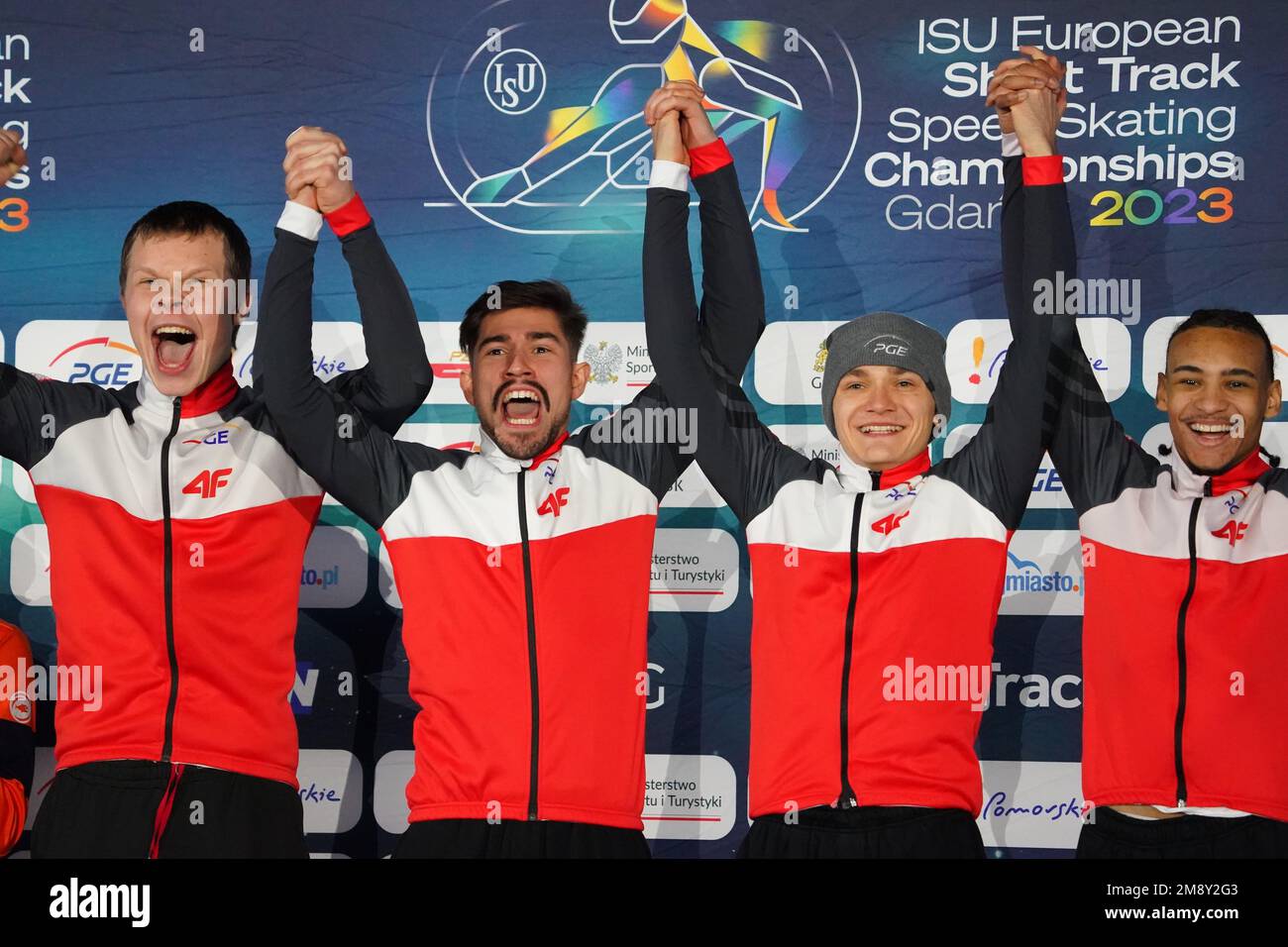 Michal Niewinski (POL), Diane Sellier (POL) Lukasz Kuczynski (POL) and ...