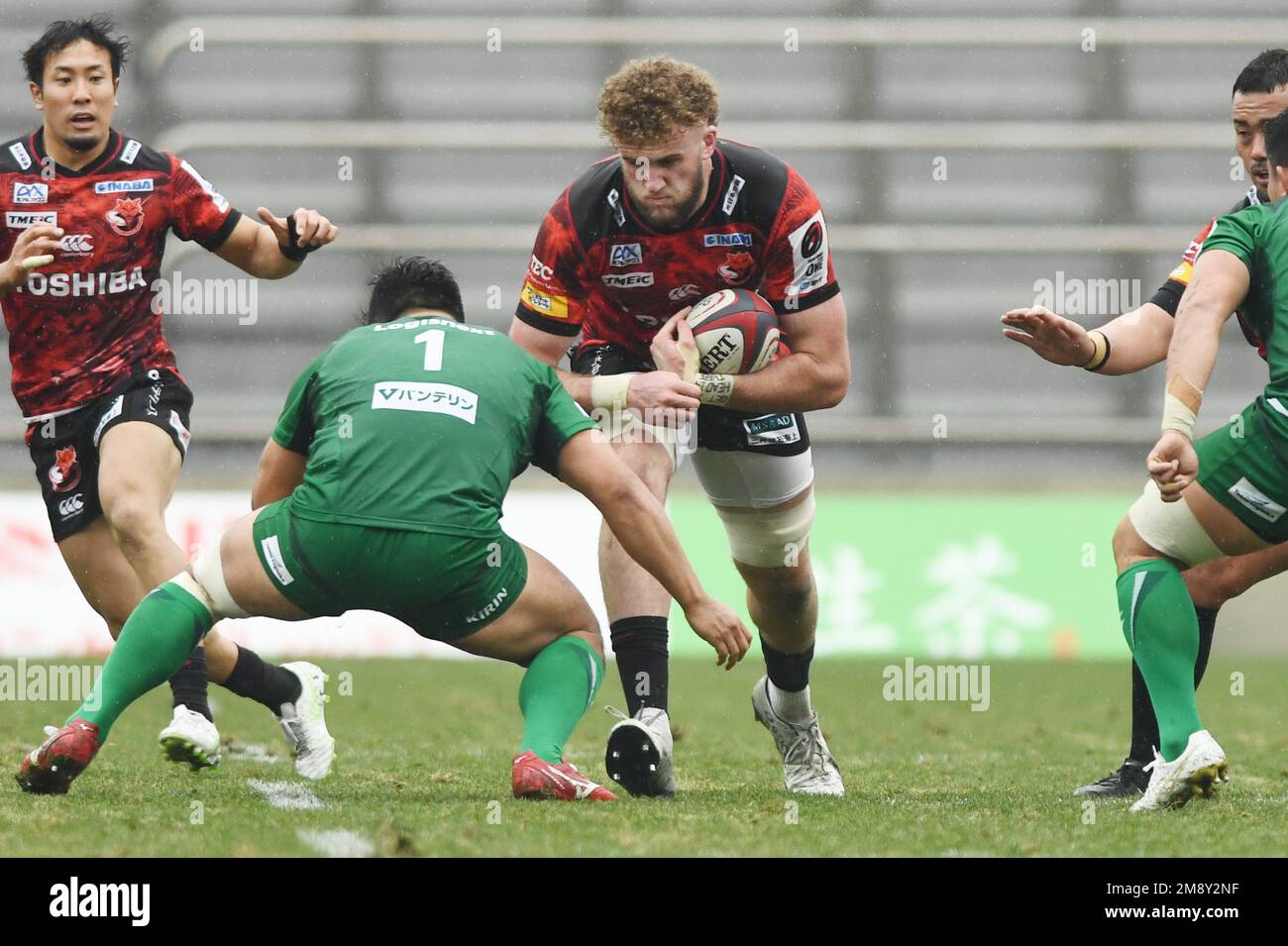 Tokyo, Japan. 14th Jan, 2023. Warner Dearns (Toshiba) Rugby : Japan ...