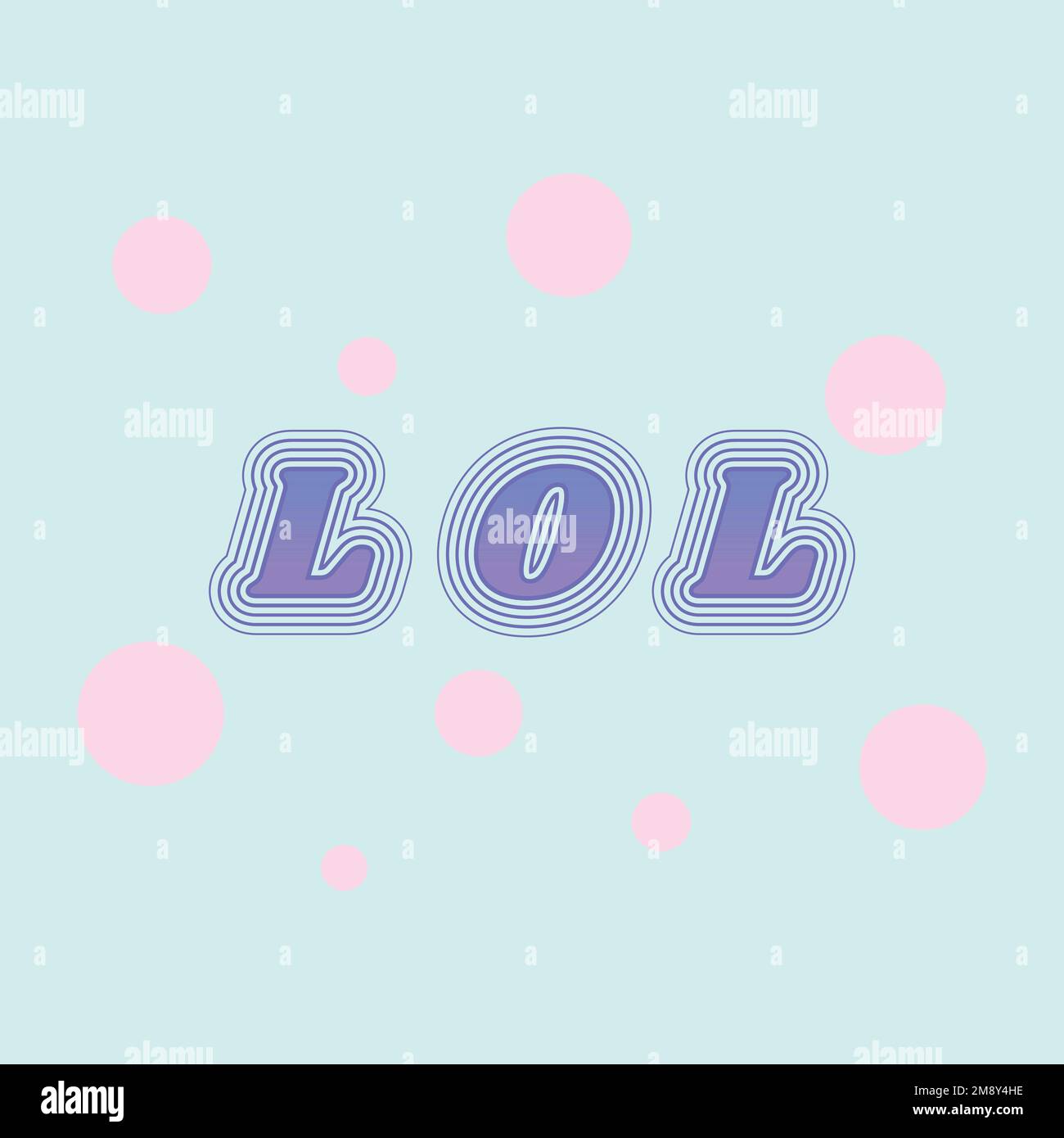 Lol retro font typography vector Stock Vector Image & Art - Alamy