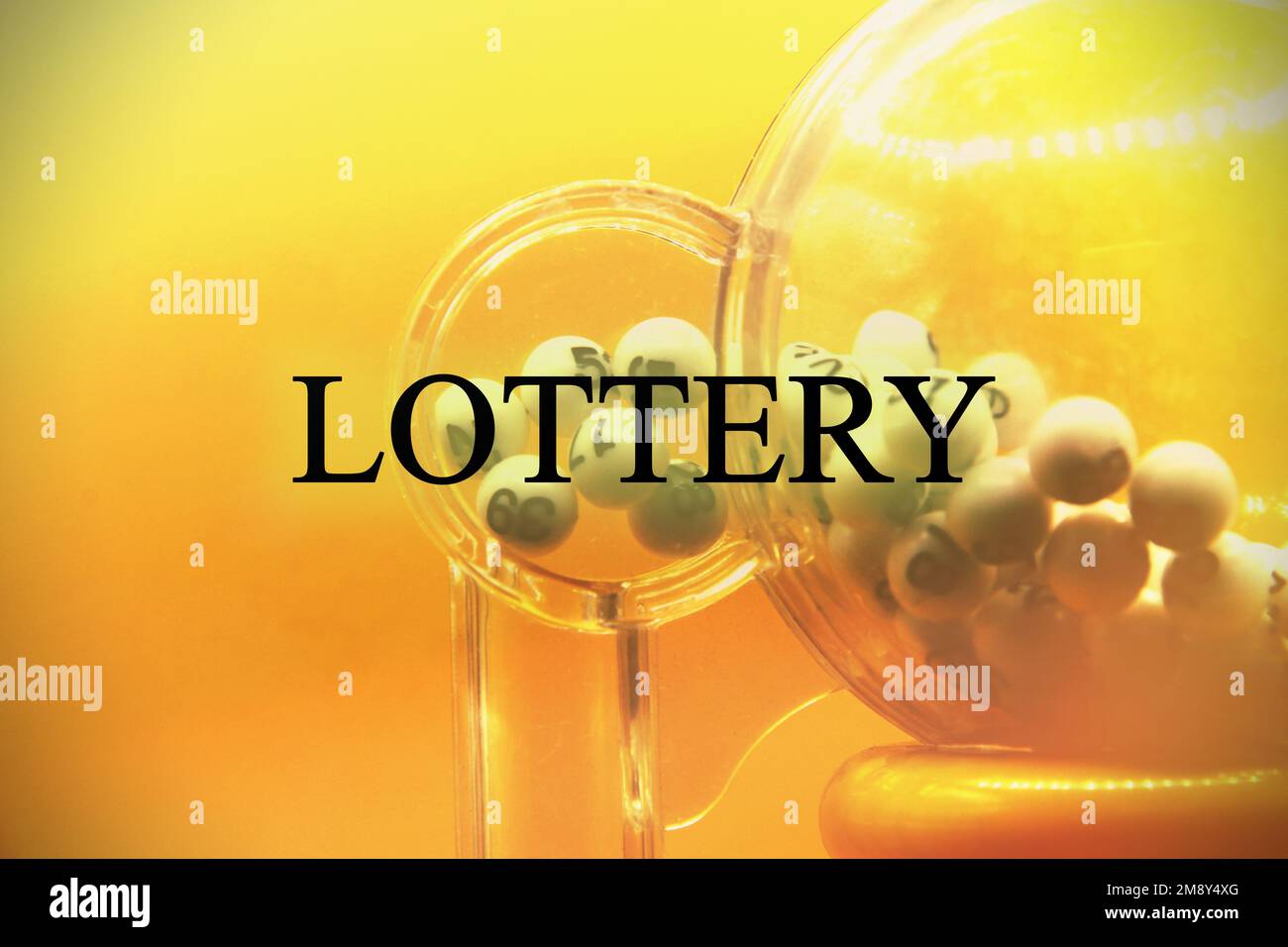 Process of prize drawings, extracting a winning numbers of lottery ...
