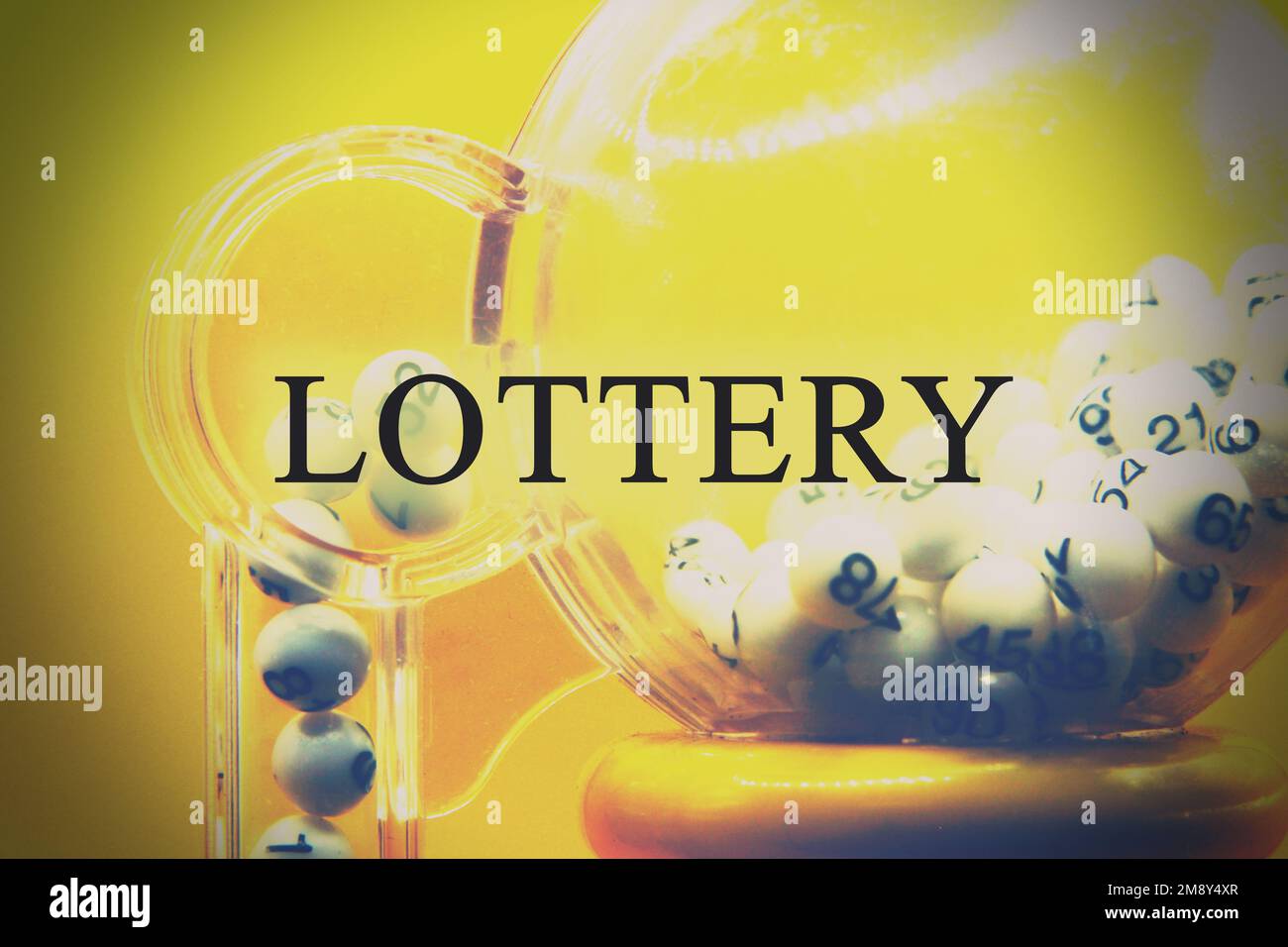 Process of prize drawings, extracting a winning numbers of lottery ...